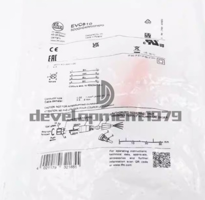 1PCS NEW IFM connection plug EVC810 | eBay