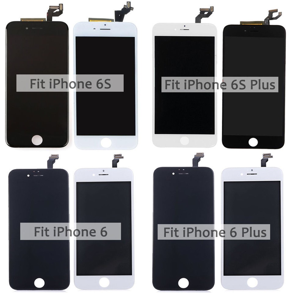 For iPhone 6S 8 6 7 Plus LCD Dispaly Touch Screen Complete Replacement ...