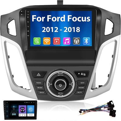 Android Carplay Car Stereo for Ford Focus Radio 2012-2018 9”Double Din ...