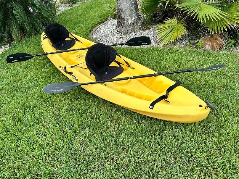 Ocean kayak Malibu Two Tandem Sit On Top KAYAK ~ SEAGLASS, YELLOW | eBay