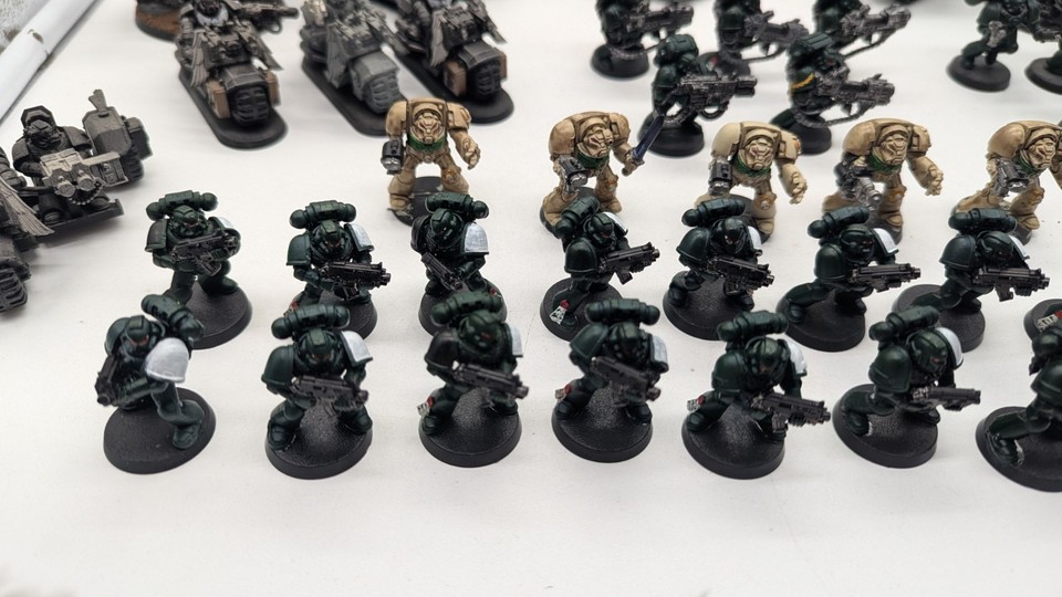 Dark Angels Space Marine Lot, Ravenwing, Dreadnought, Terminators ...