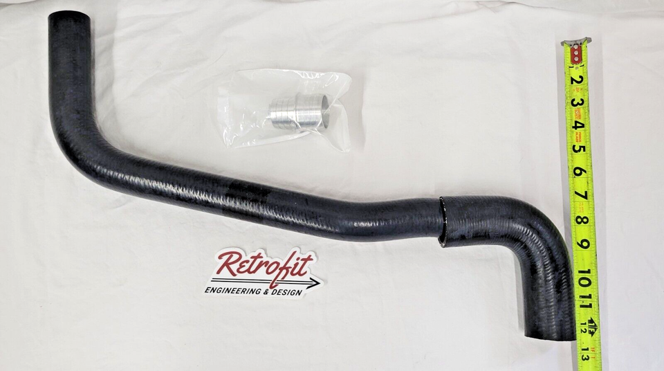 Universal LS Swap Upper Radiator Hose W/ Coupling LS1 LS2 1-1/2" No ...