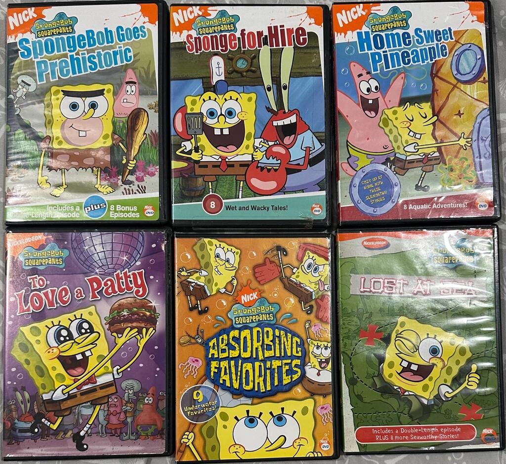 Nickelodeon Spongebob Squarepants DVD Lot of | Grelly USA