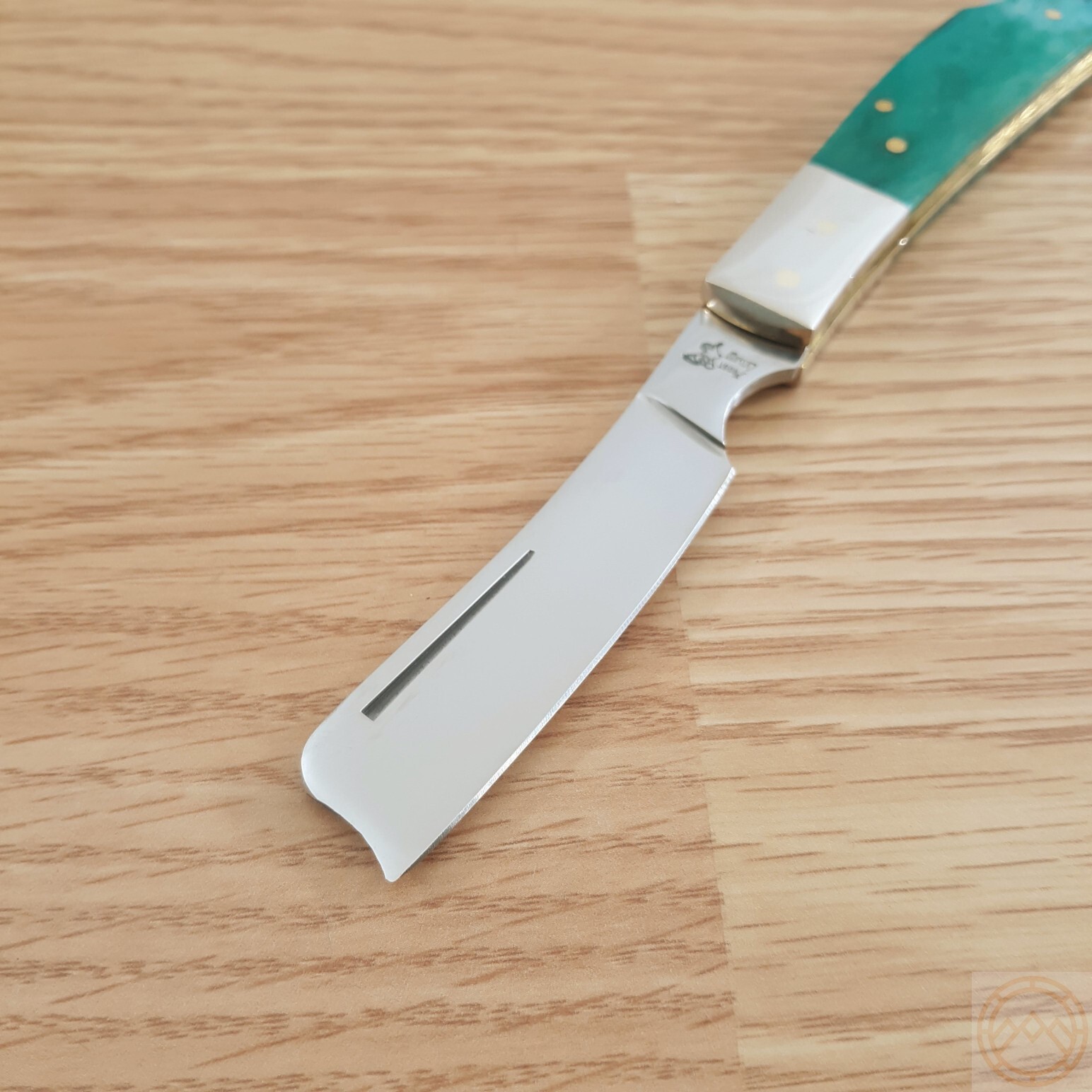 Frost Cutlery Lockback Folding Knife 2.5" Stainless Razor Blade Bone ...