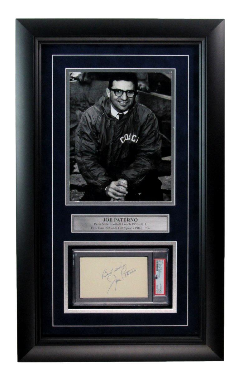 Joe Paterno Autographed Memorabilia | Signed Photo, Jersey ...