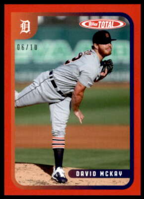 David McKay 2020 Topps Total Red #517 /10 Tigers | eBay