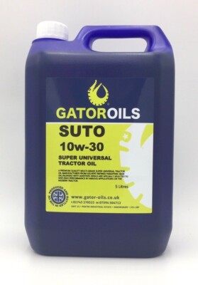 5 Litre Gator Super Universal Tractor Oil 10w-30 ACEA E3, API GL-4 ...