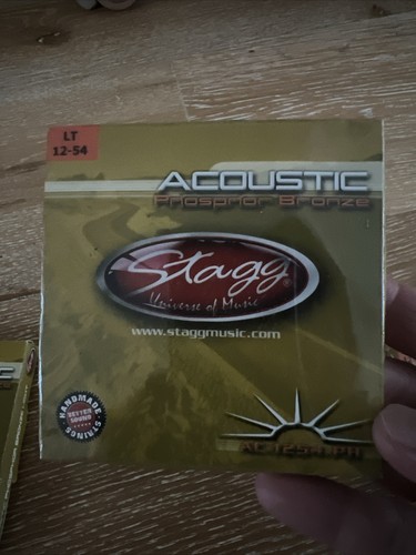 Phosphor Bronze String Set for Acoustic Guitar, Light 12-54 | eBay UK