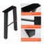 16" 18" 20" 22" 24" 26" 28" 30" 34" 40" Metal Table Legs Coffee Table ...