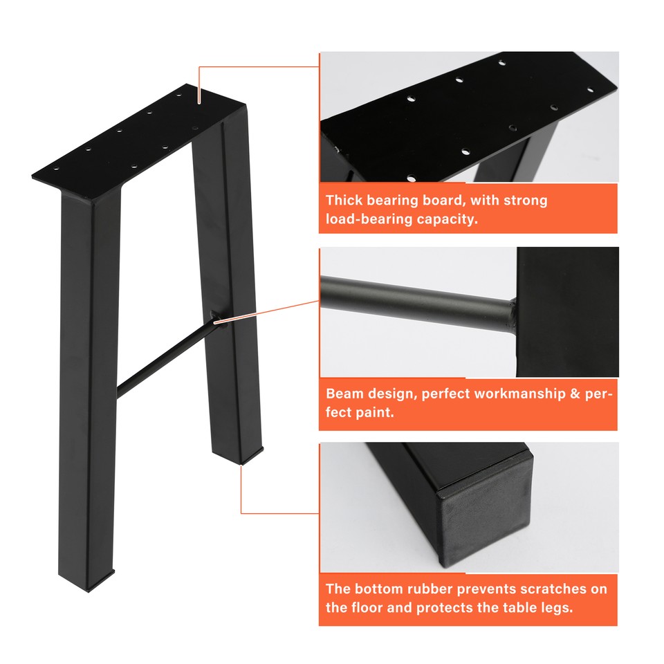 16" 20" 22" 28" 30" 34" 40" inch Metal Table Legs DIY Coffee Table ...