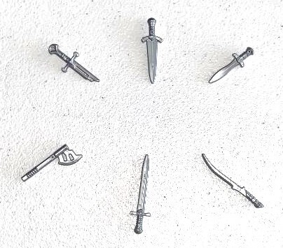 LEGO 10316 Lord of The Rings Rivendell Weapons LOTR New Sword ...