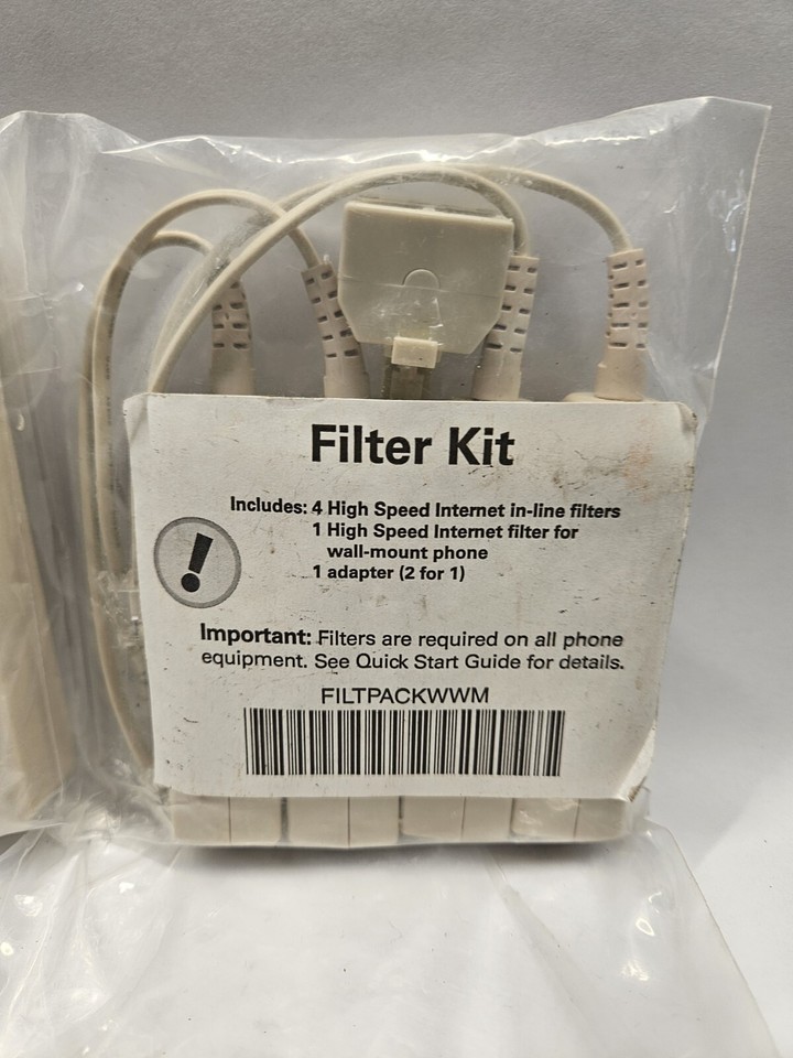 2wire Filter Kit In-line and Internet Filter, Adapter - NOS | eBay