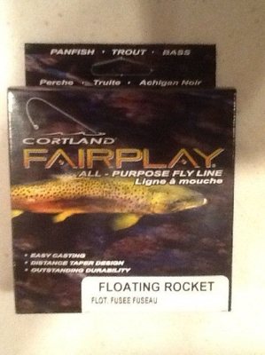 Cortland Fairplay fly Fishing Line, Floating Rocket Taper, WF9F, Orange ...