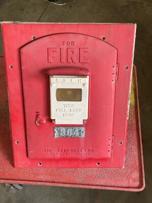 Vintage Gamewell fire call box alarm Gamewell Wall mount #364 | eBay