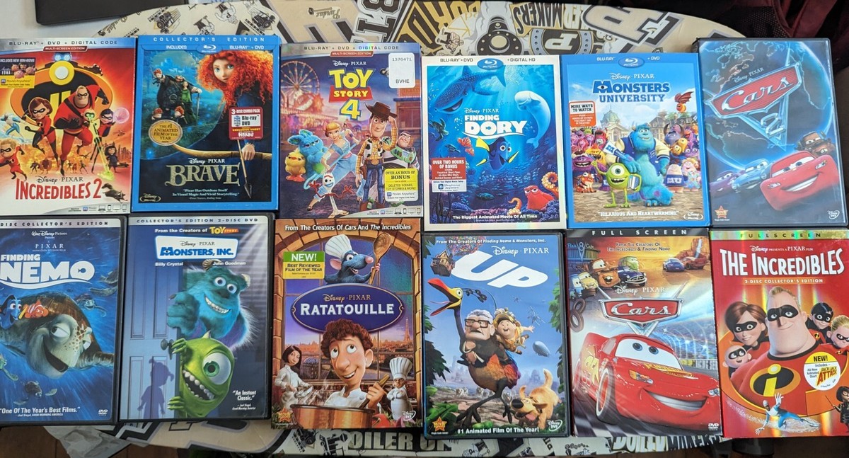 Disney Pixar Animated Movies