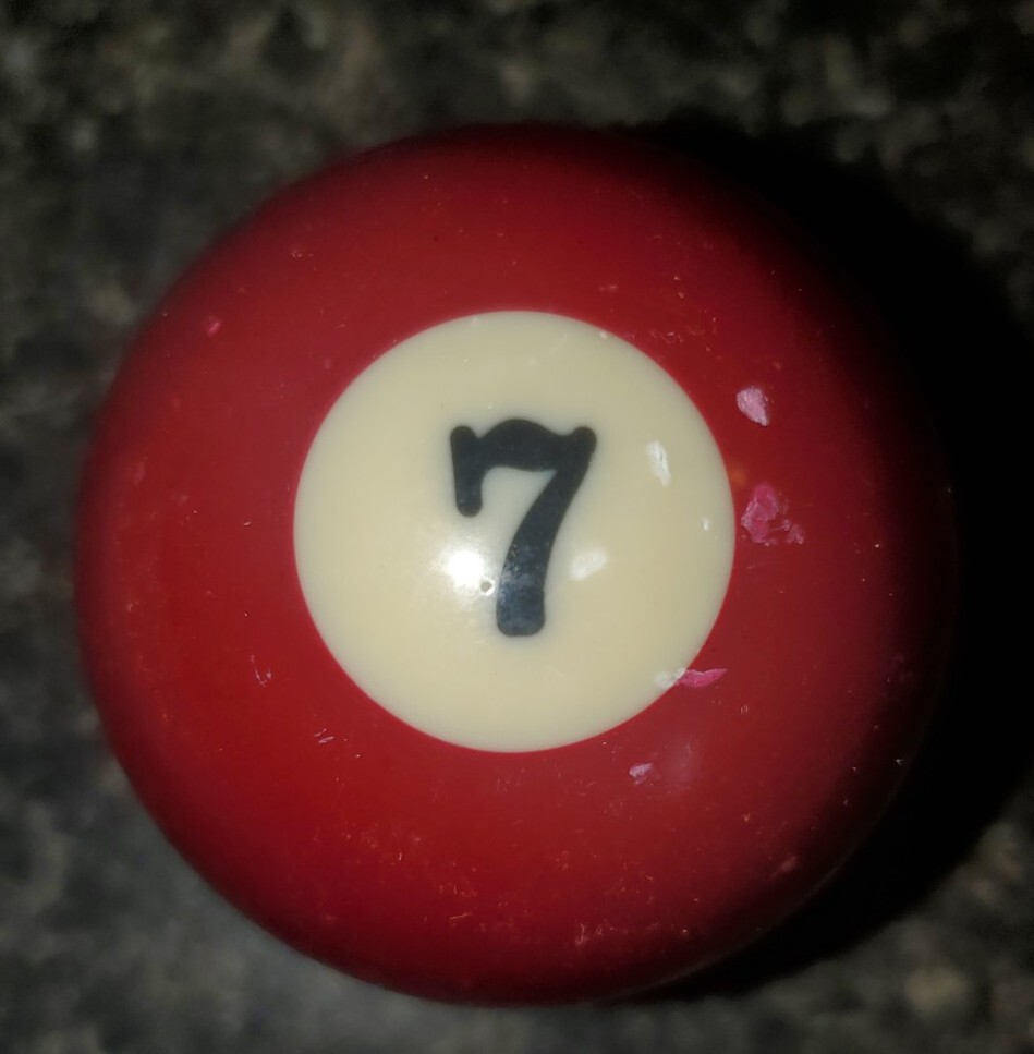 Replacement Regulation Pool Ball 7 Solid Maroon Ball | eBay