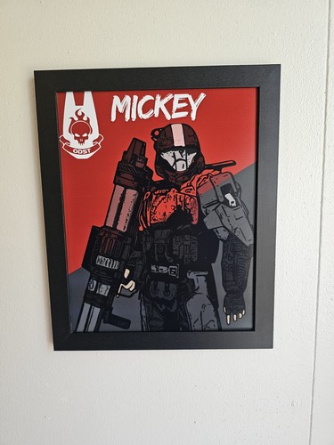 Halo 3 ODST Mickey Custom Designed 8x10 Wall Art Print Framed | eBay