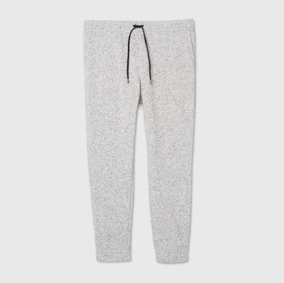 Men's Big & Tall Sweater Fleece Joggers Goodfellow & Co Lt Hthr Gray ...