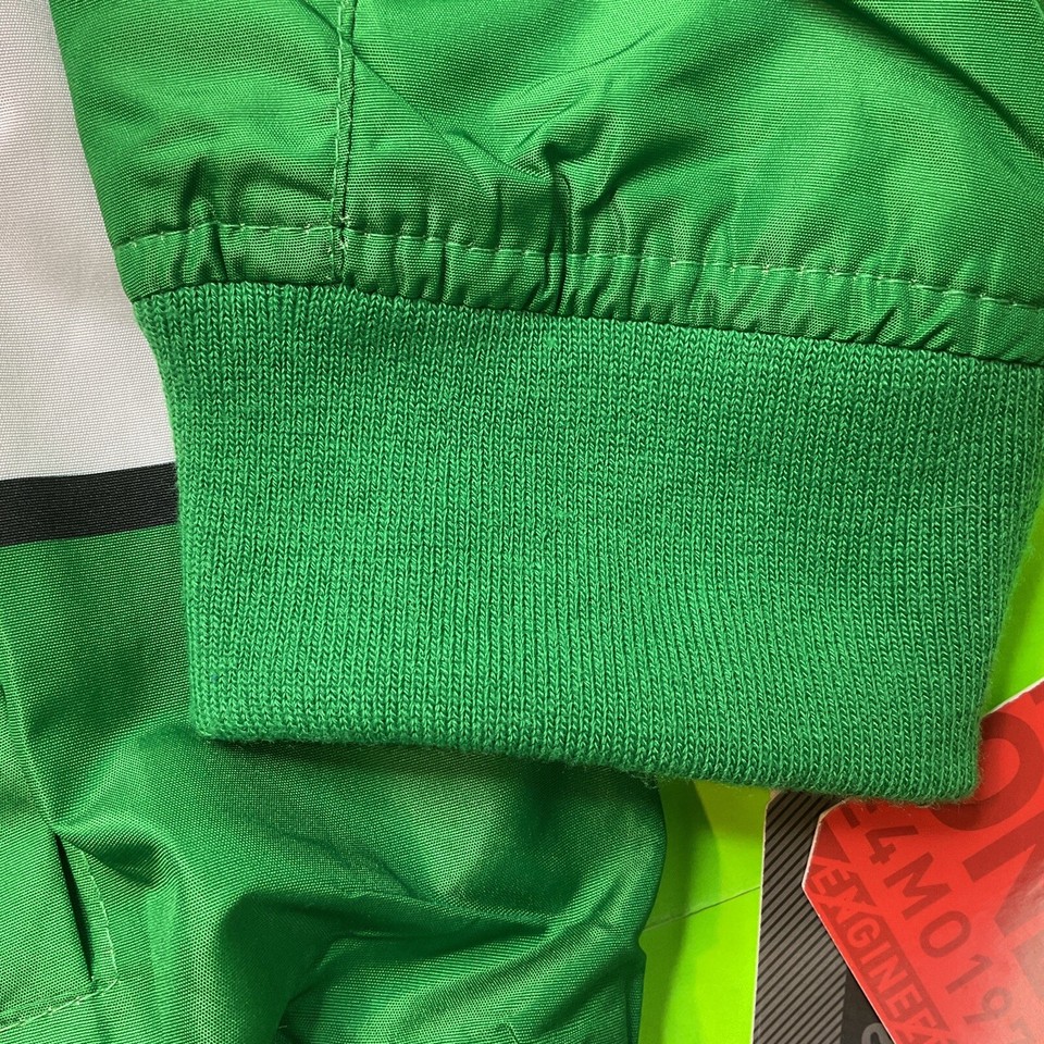 MEMBERS ONLY Sport Men’s Team Racing Windbreaker Jacket SMALL Green w ...