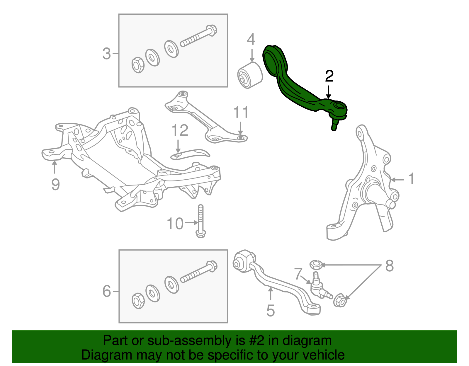 Mercedes-Benz 2183301111 Genuine OEM Upper CNTRL Arm for sale online | eBay