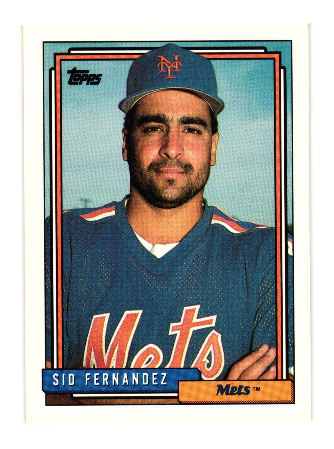 1992 Topps #382 Sid Fernandez New York Mets | eBay