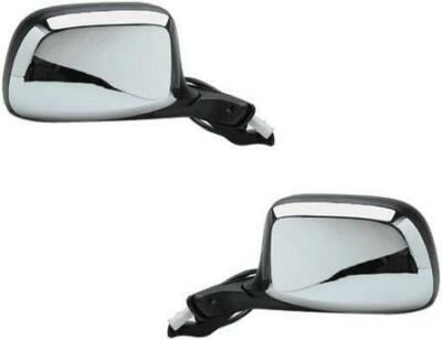 Mirrors For Ford Truck Bronco 1992 1993 1994 1995 1996 Power Chrome ...