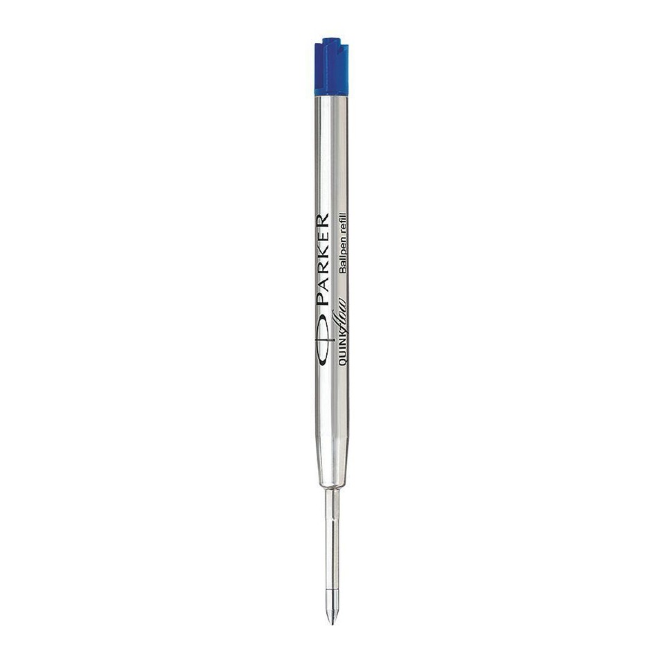 GENUINE PARKER BALLPOINT REFILL BIRO MEDIUM BLACK BLUE SMOOTH WRITING ...