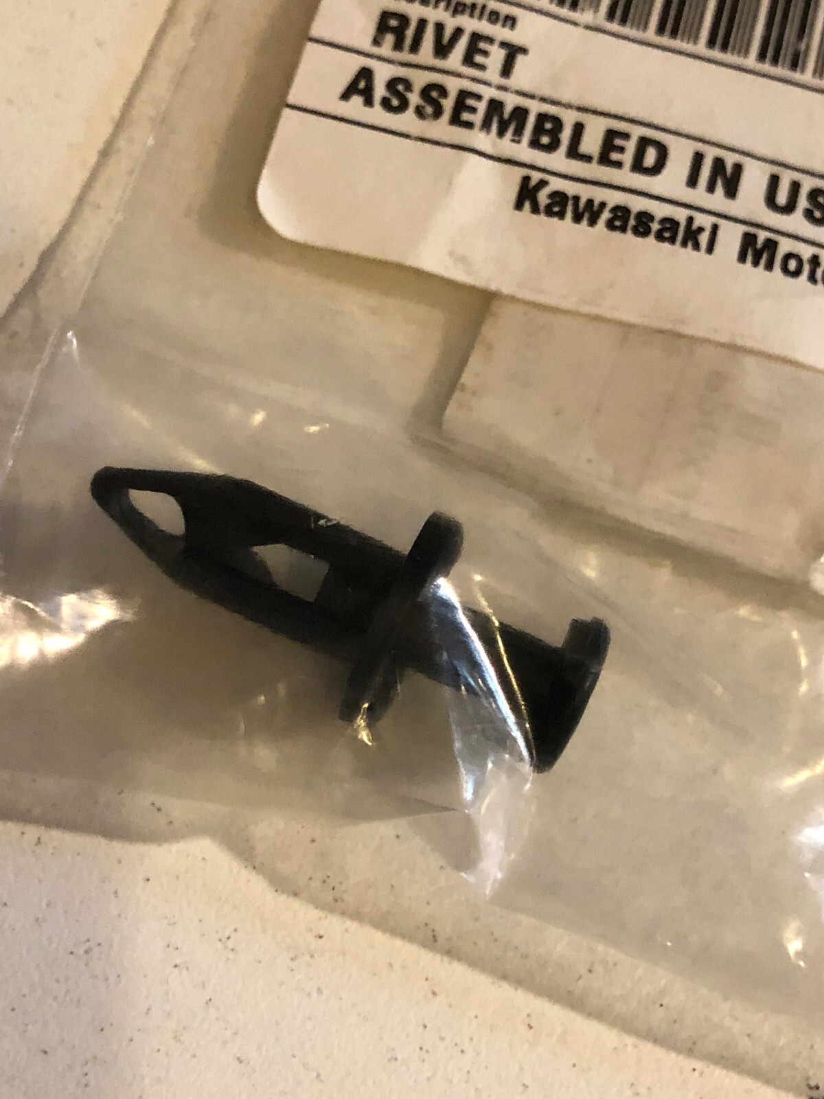 NOS OEM Genuine Kawasaki Motorcycle Mule Brute Rivet. P/N 92039-0776 ...