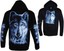 New Biker Wolf Eagle Native American Red Indian Zip Zipped Hoodie Hoody ...