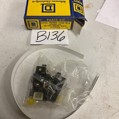 Square D Class 9080 Type K1 Assembly Parts Kit 600V Terminal Blocks-ECS ...