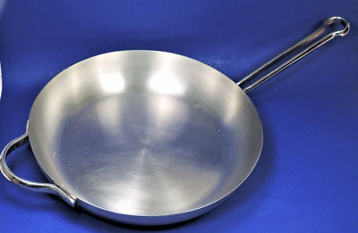 REVERE WARE PRO LINE Stainless 10" FRYING PAN Chefs Saute Fry SKILLET ...