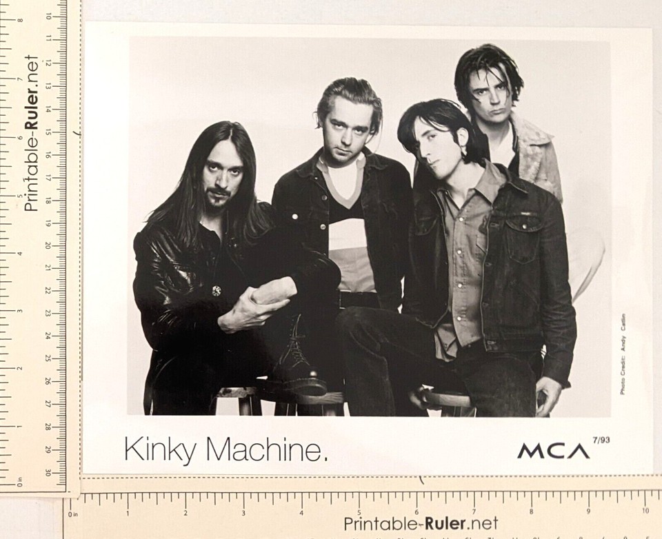 1993 Kinky Machine Indie Rock Band Vintage Promo Photo Eliot Bull Fenton Powell | eBay
