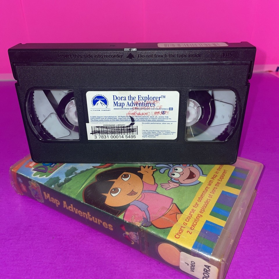 Dora the Explorer Map Adventures VHS Movie 2003 Nickelodeon Junior ...