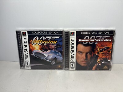 007 Racing Collector’s Edition + The World Is Not Enough Lot PS1 ...