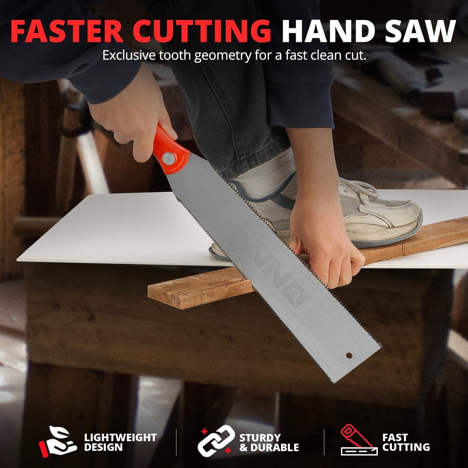 11.5" in Japanese Double Edge Sided Pull Hand Saw Sawing Trim Wood ...