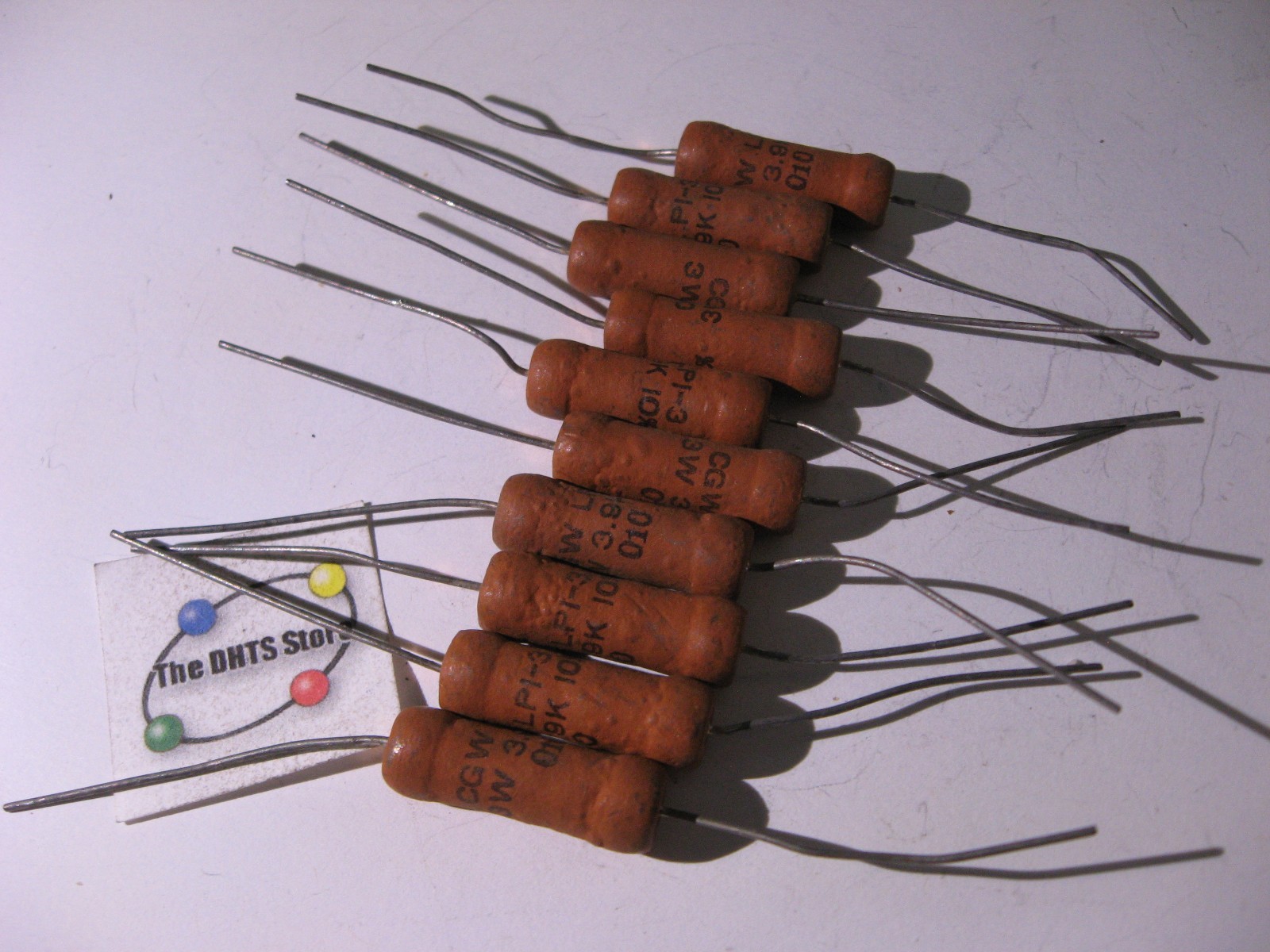 Resistor 3W 3.9K 3900 Ohm 3K9 10% Metal Film Corning CGW-LPI-3 - NOS ...