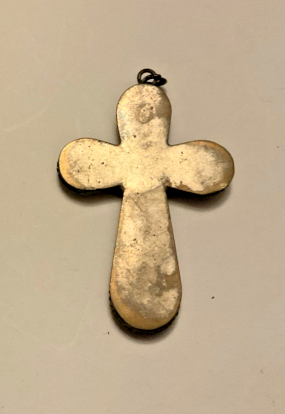 Cloisonné Cross Crucifix Hanging Cross Necklace. No Chain. | eBay