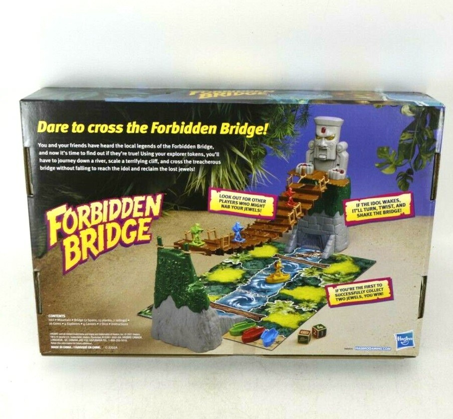 NEW Forbidden Bridge Board Game Hasbro 2021 Re-Edition Family Fun ...