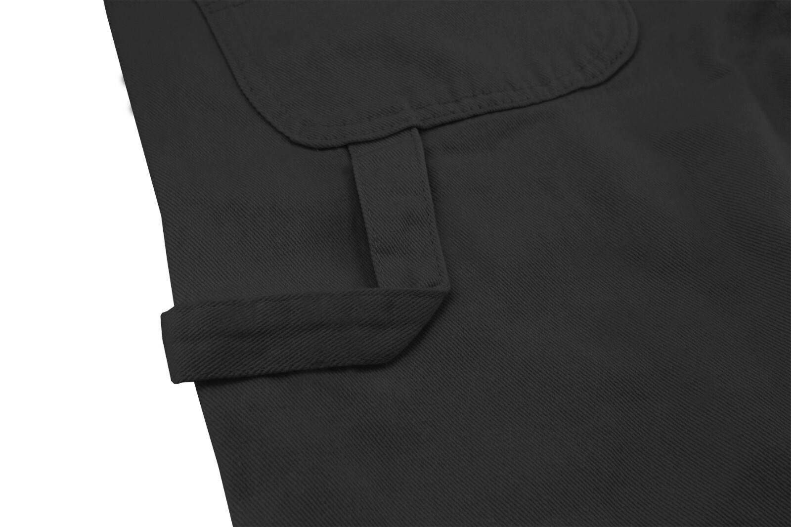 Men's Casual Cotton Denim Jeans Hammer Loop Relaxed Fit Carpenter Work ...