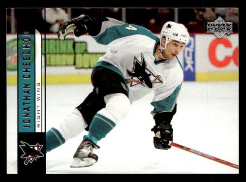 Jonathan Cheechoo 2006 Upper Deck #166 San Jose Sharks | eBay