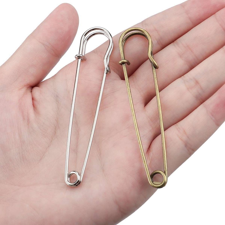 Multi-Purpose Safety Pins Large Heavy Duty Safety Pin 2.8in Blanket DIY ...