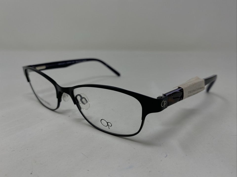 Ocean Pacific BROSKIE BLACK 49-16-130 Metal Full Rim Eyeglasses Frame ...