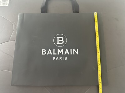 Balmain gift, shopping, Paper bag black Free Shipping | eBay