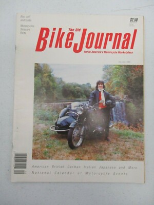 THE OLD BIKE JOURNAL MAGAZINE DECEMBER JANUARY 1990 MOTORCYCLES BRITISH ...