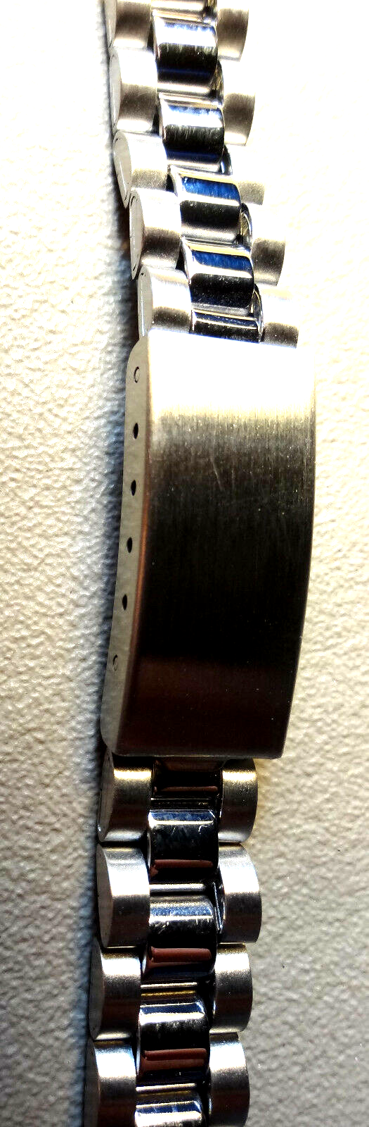 New Silver Tone Stainless Steel Adjustable Clasp 11mm 12mm 13mm 14mm ...