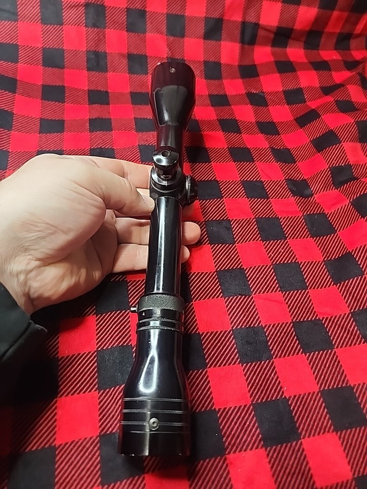 REDFIELD 3X-9X ACCU-RANGE GLOSS RIFLE SCOPE TV ACCU RETICLE TARGET ...