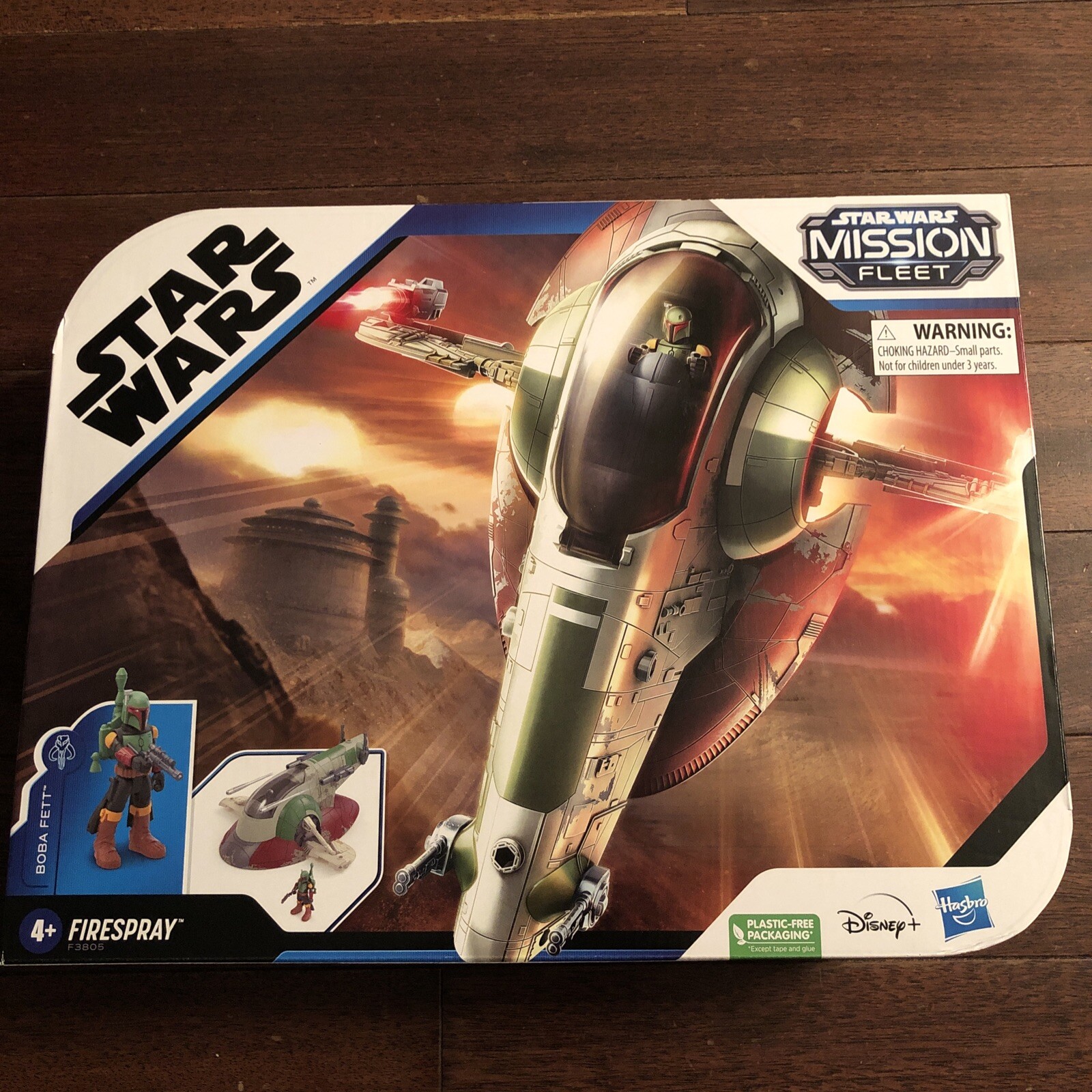 Star Wars Mission Fleet Boba Fett's Starship Firespray with Figure ...