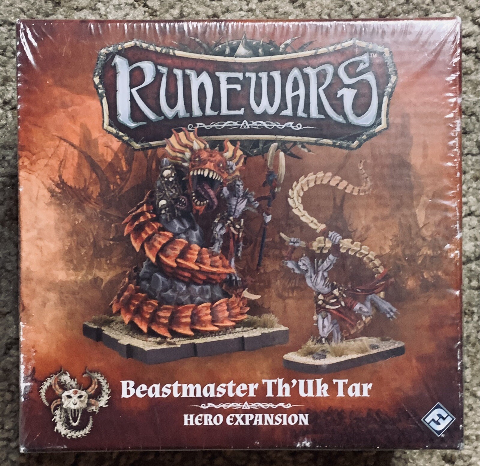 RUNEWARS Beastmaster Th’uk Tar MINIATURES Game Hero EXPANSION SET Pack ...