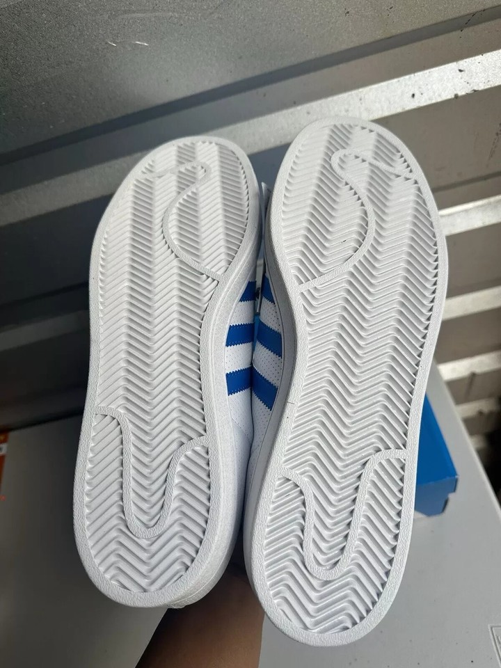 Adidas Originals Superstar 'White Blue Bird' Mens Sneakers IF3652 | eBay