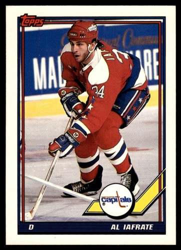 1991-92 Topps #148 Al Iafrate Washington Capitals | eBay